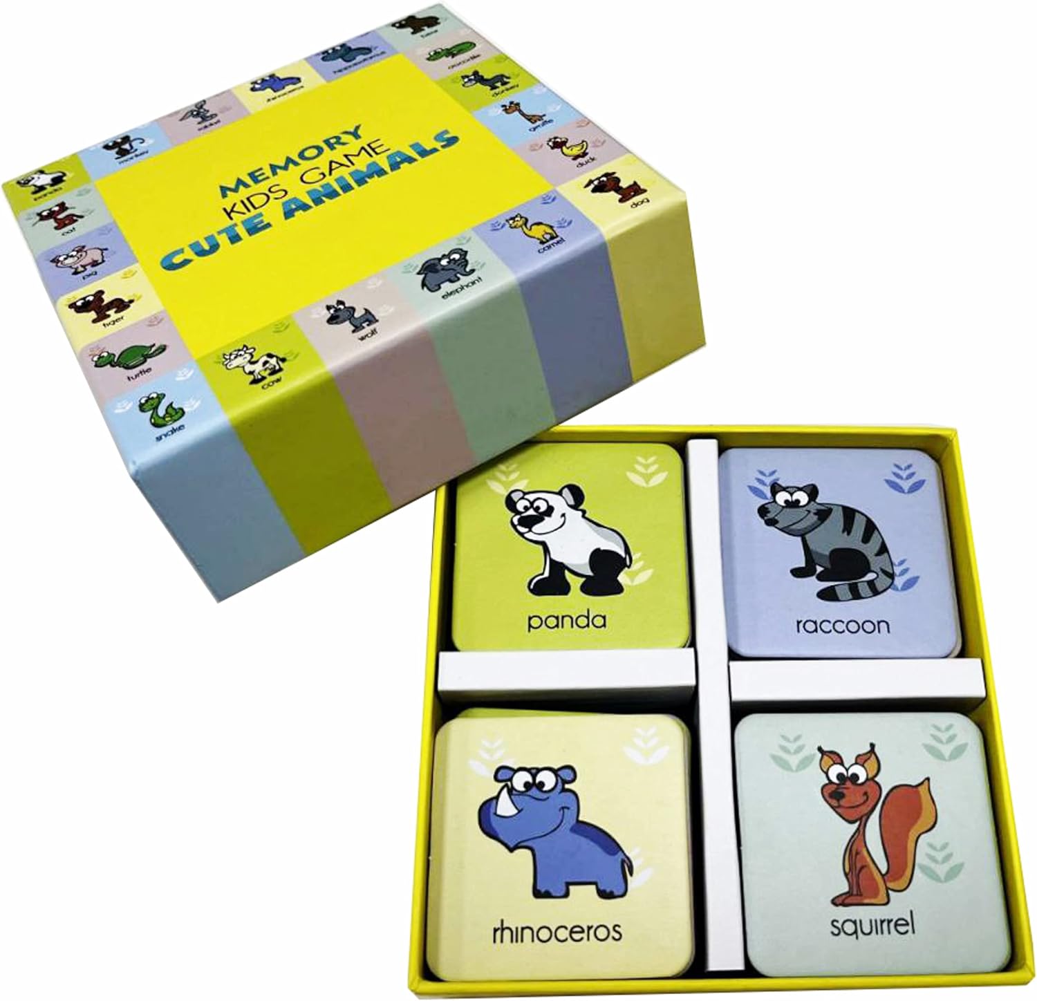 Buy Memory Matching Game for Kids - Cute Animal Matching Card Game for ...