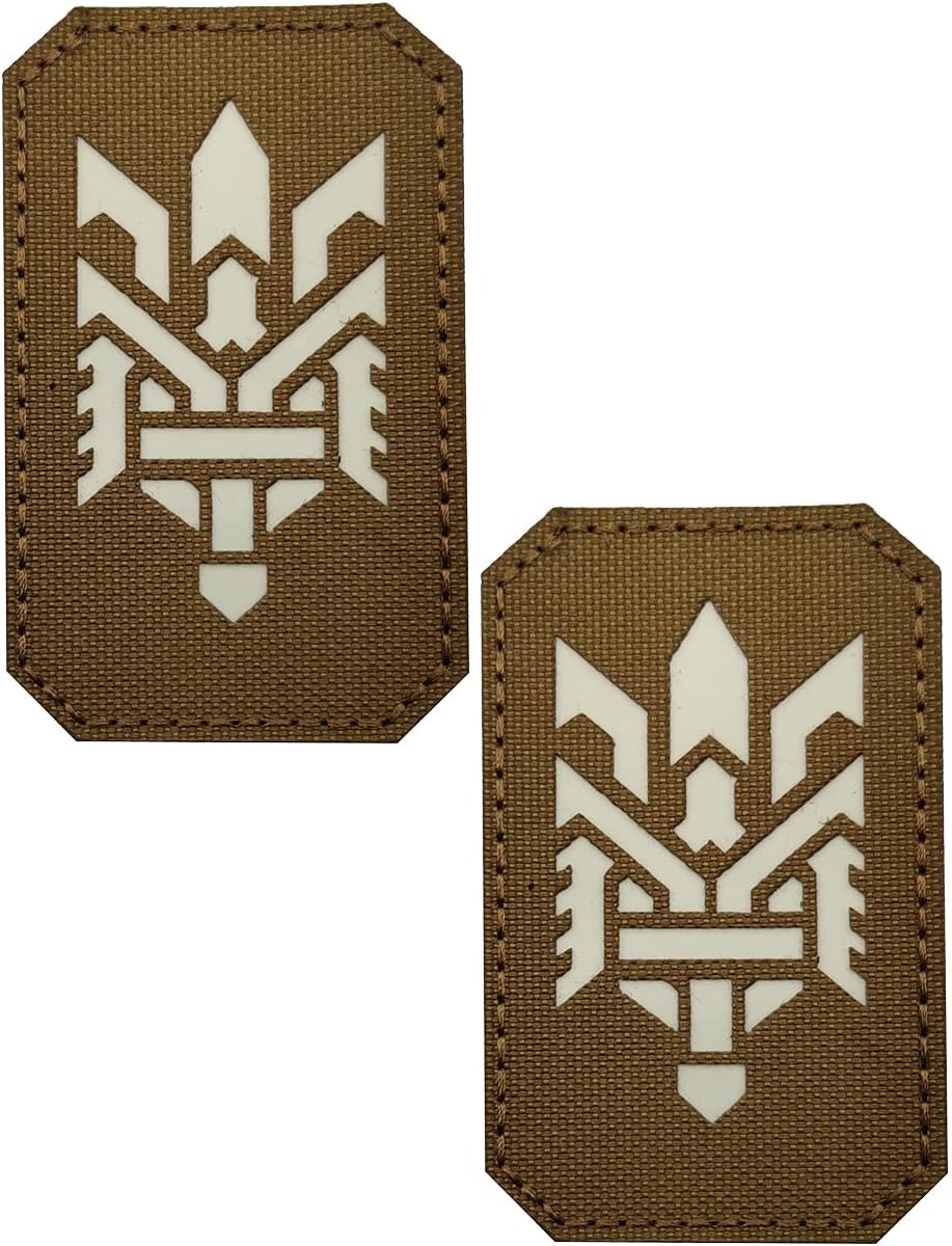 Amazon.com: 2 PCS AliPlus Ukraine Shield Patches Ukrainian Emblem Patch IR Infrared Reflective ...