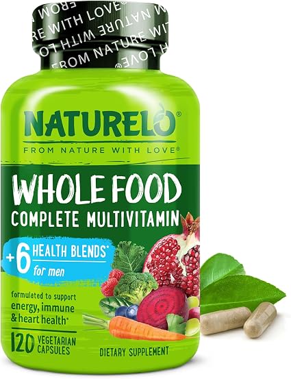Amazon.com: NATURELO Mens Multivitamins - Whole Food Multivitamin for ...