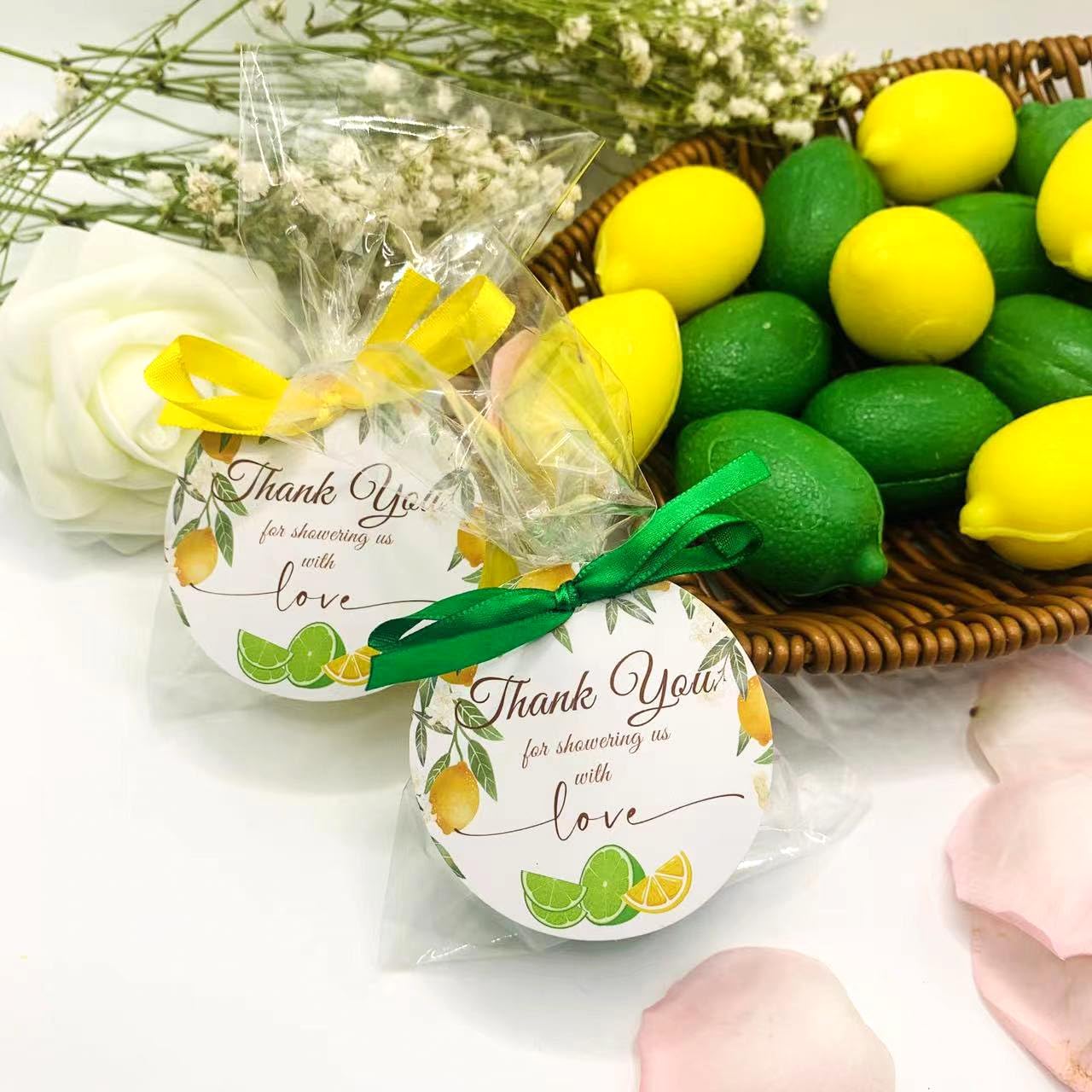 Amazon.com: 60 Sets Lemon Themed Gifts Limes Soap Lemon Themed Bridal ...