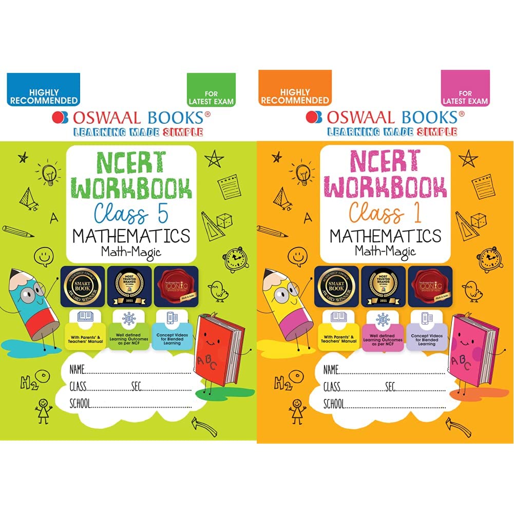 Oswaal NCERT Workbook Mathematics (Math Magic) Class 5 (For Latest Exam ...
