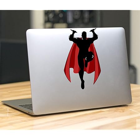 StickersYard Superman Design Vinyl Laptop Skin Laptop Stickers : Amazon ...