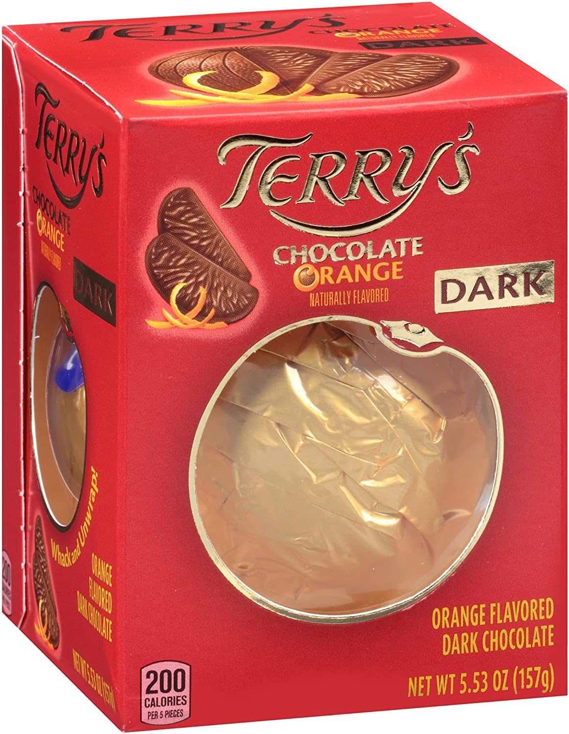 Amazon.com : Terrys Chocolate Orange - Dark Chocolate - 157g ...