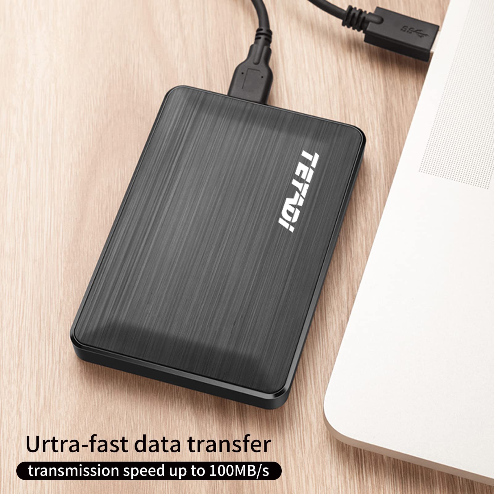 Snapklik.com : TEYADI Portable Hard Drive Secure Encrypted USB 3.0 Hi ...