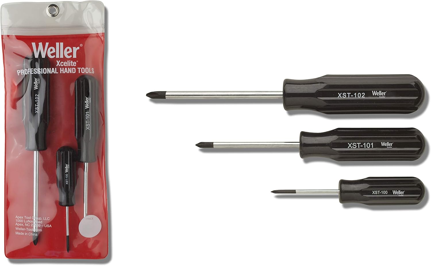 Xcelite - 3 Piece Screwdriver Kit (XST3N),Black - Amazon.com