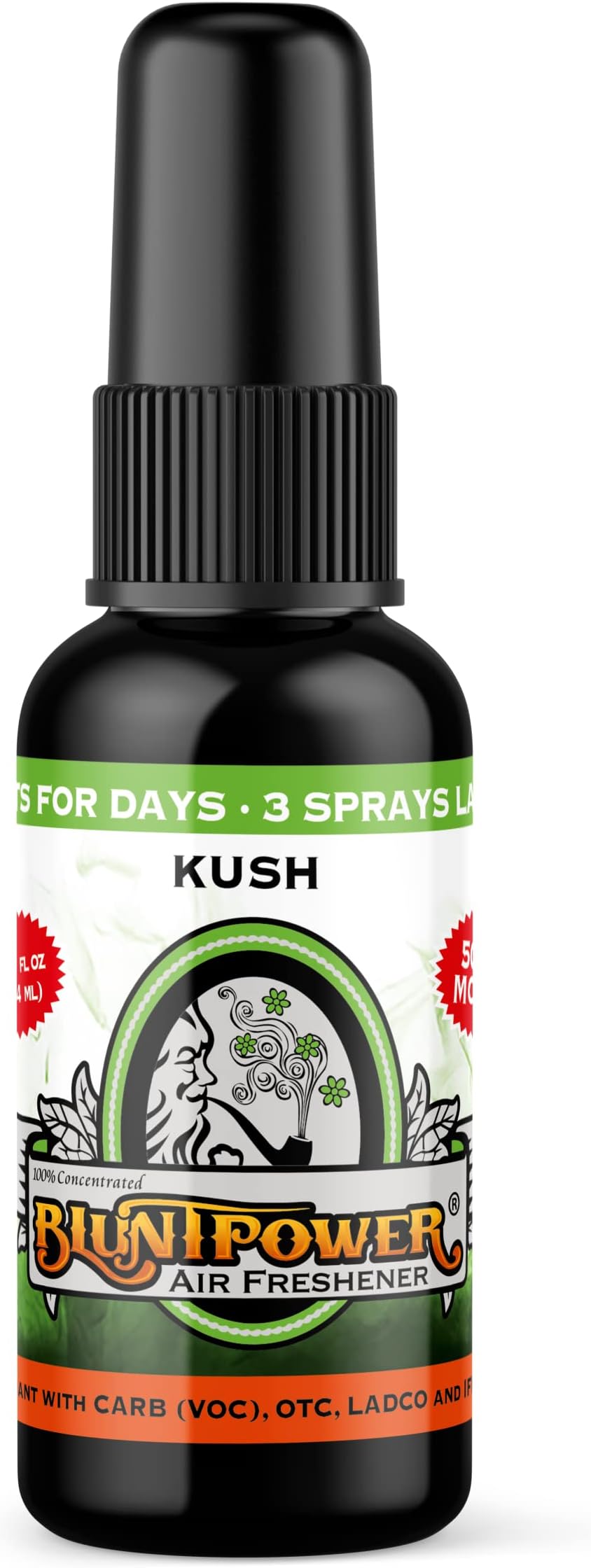 Amazon.com: Bluntpower Air Freshener Blunt Power Spray (Kush) : Health ...