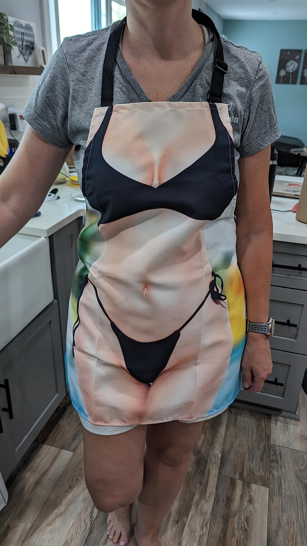 Amazon.com: A AIFAMY Sexy Aprons for Women Funny Kitchen Cooking Apron for House Warming Party ...