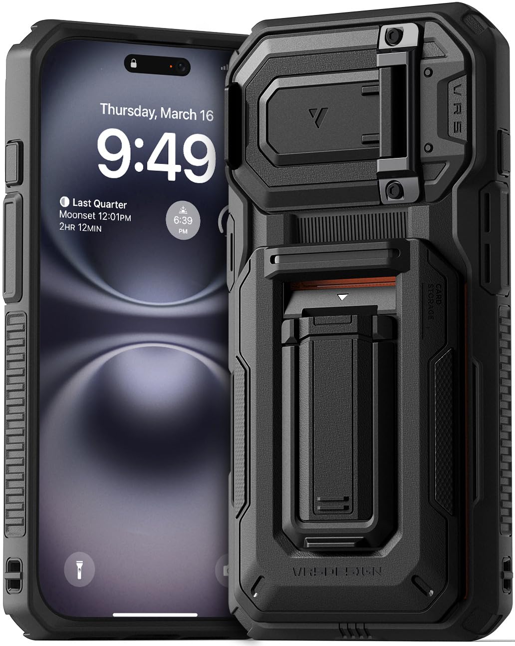 Amazon.com: VRS DESIGN Origin Wallet Card Holder Case [3 Cards] for ...