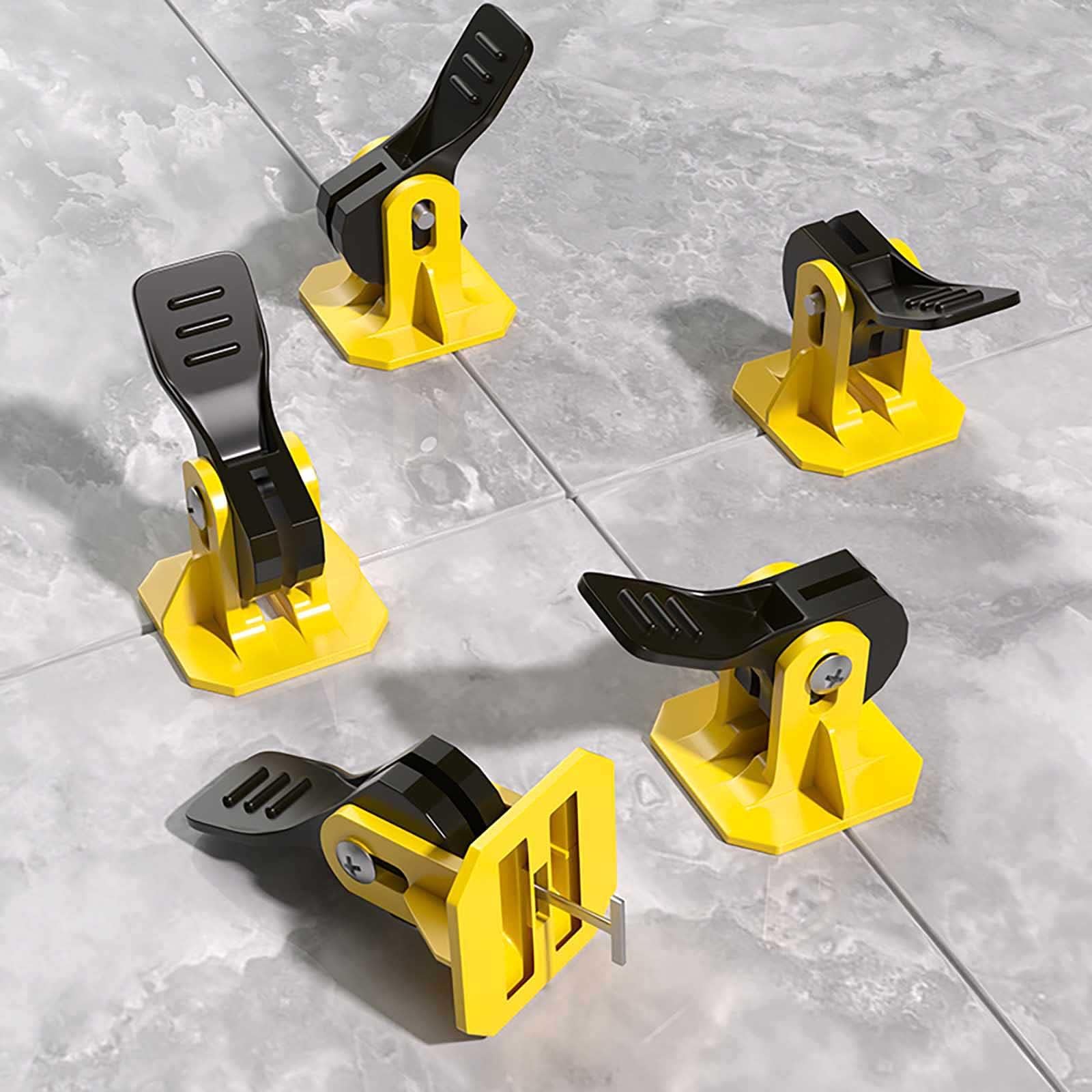 QWORK Tile Locator, Tile Leveling System, 6 Pack Wall Tile Height ...