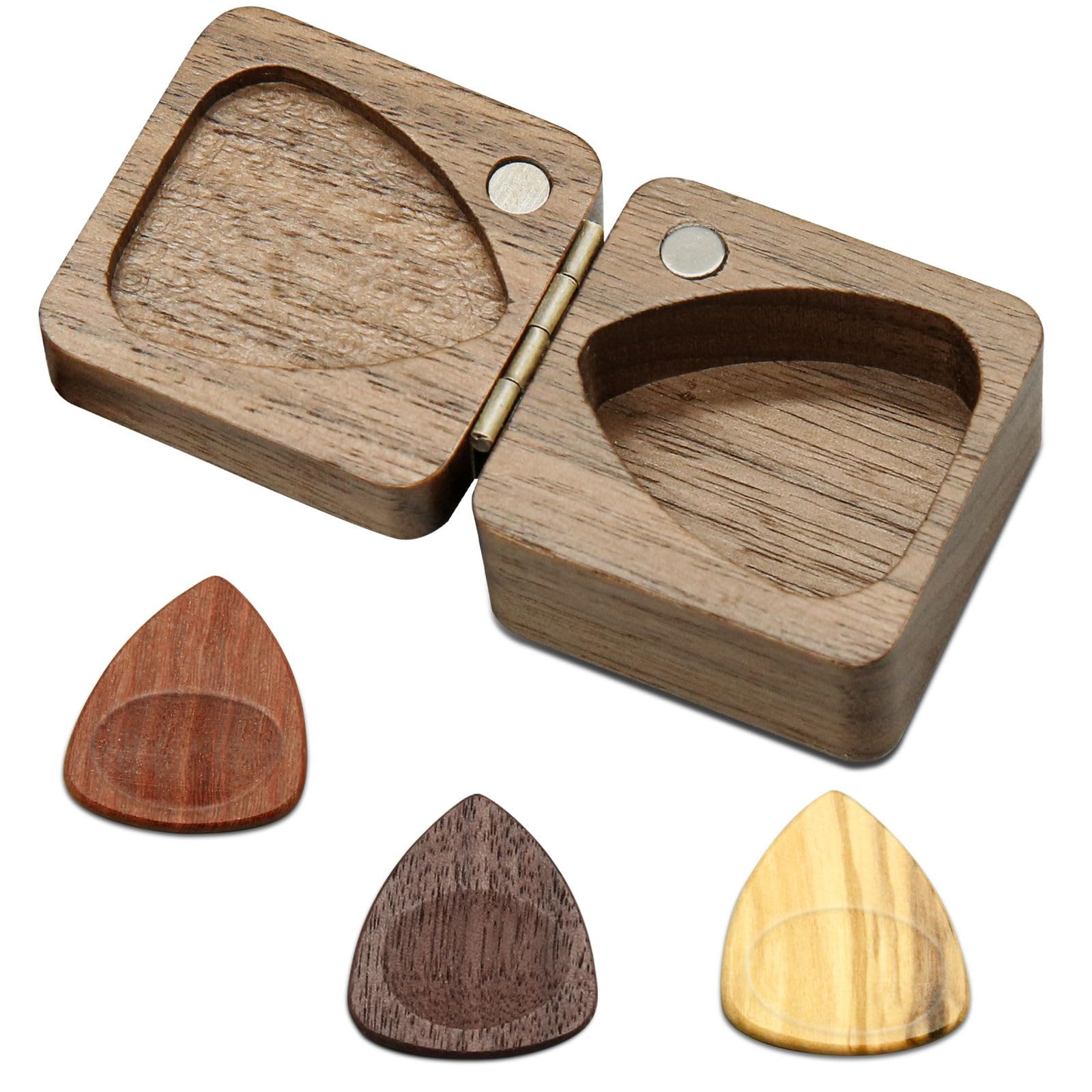 Amazon.com: Wood Guitar Picks with Guitar Pick Box, Personalized Guitar ...