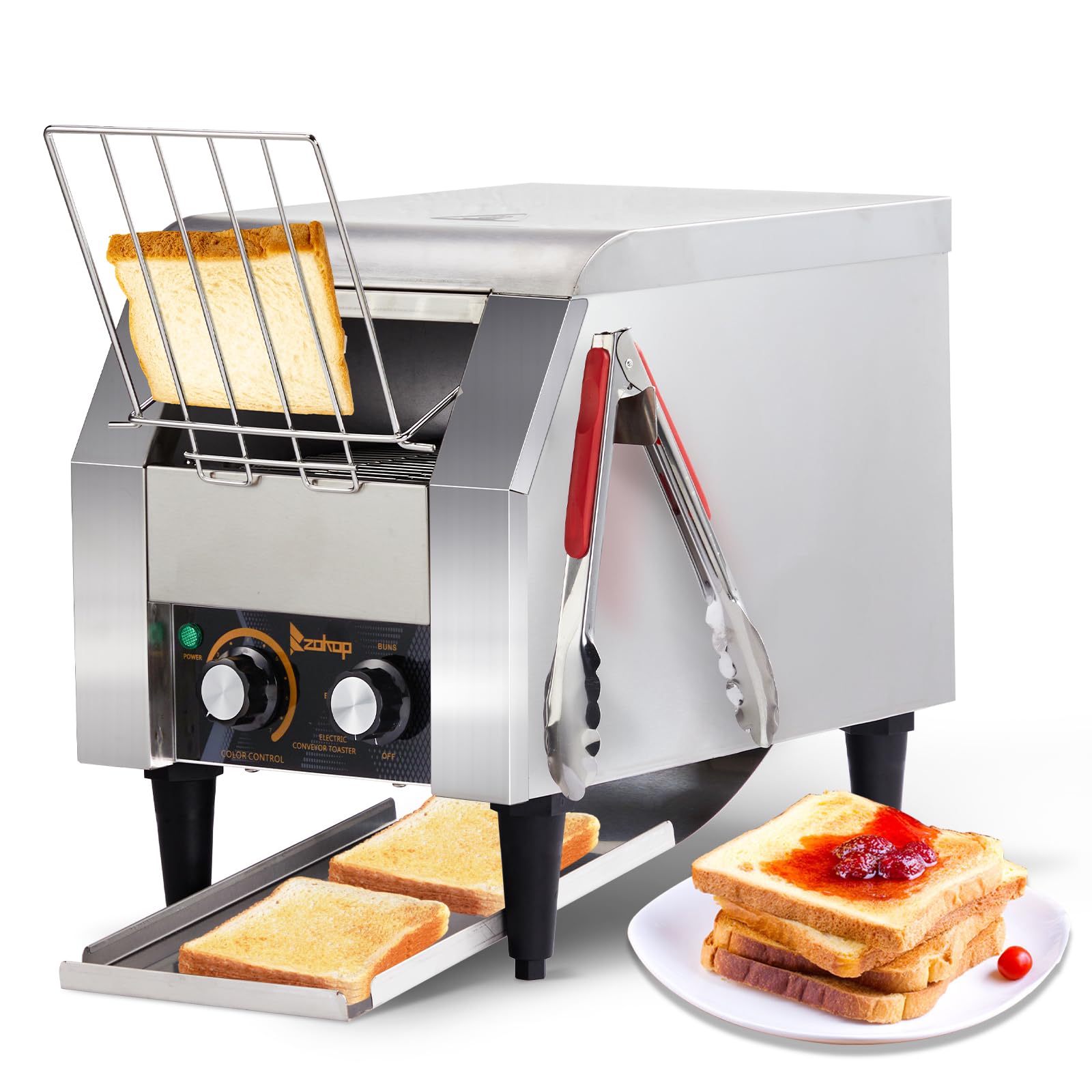 Snapklik.com : Commercial Toaster 150 Slices/Hour, Electric Conveyor ...