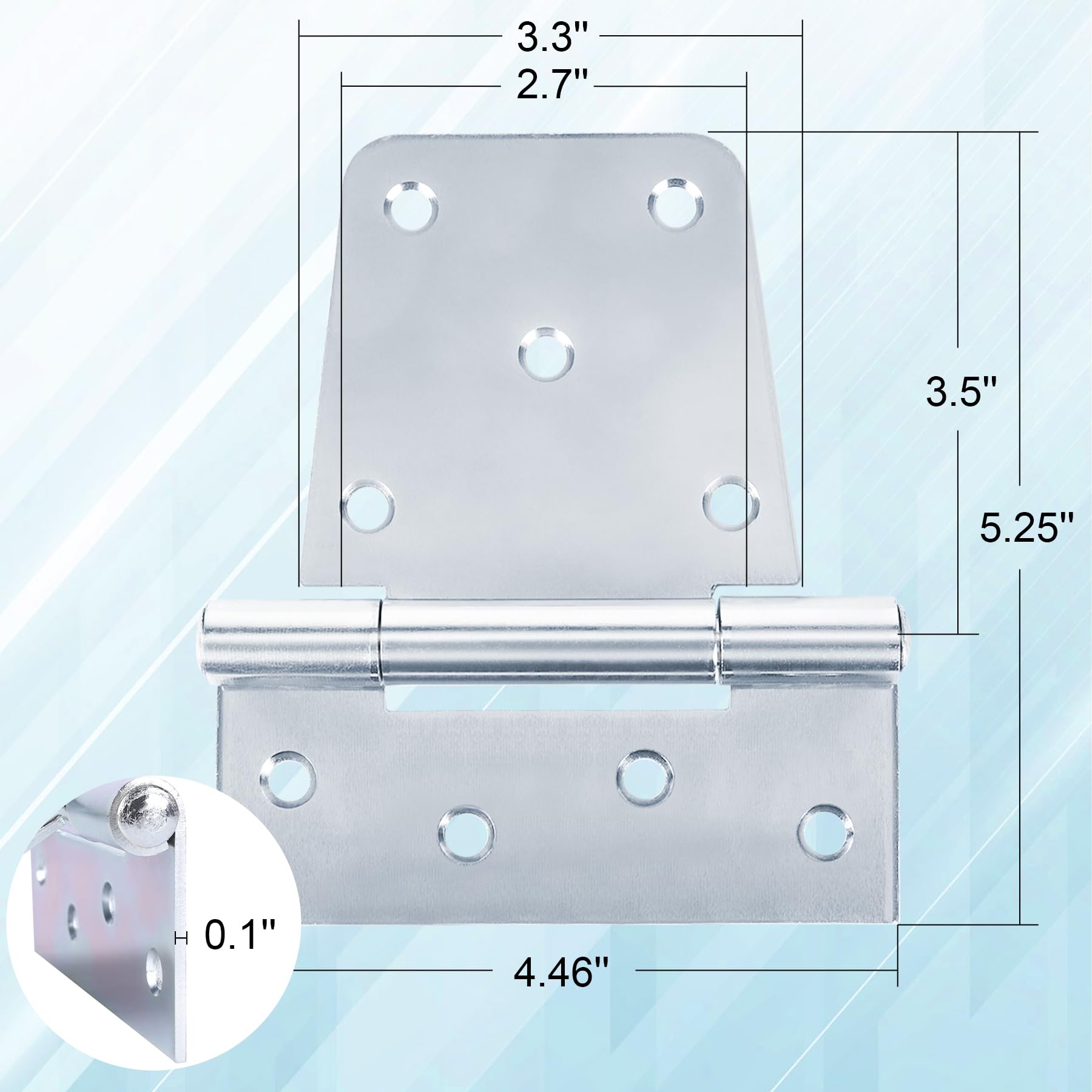 Heavy Duty Door Hinges Heavy Duty Gate Hinges 3.5 Inch 6 Pack Extra ...