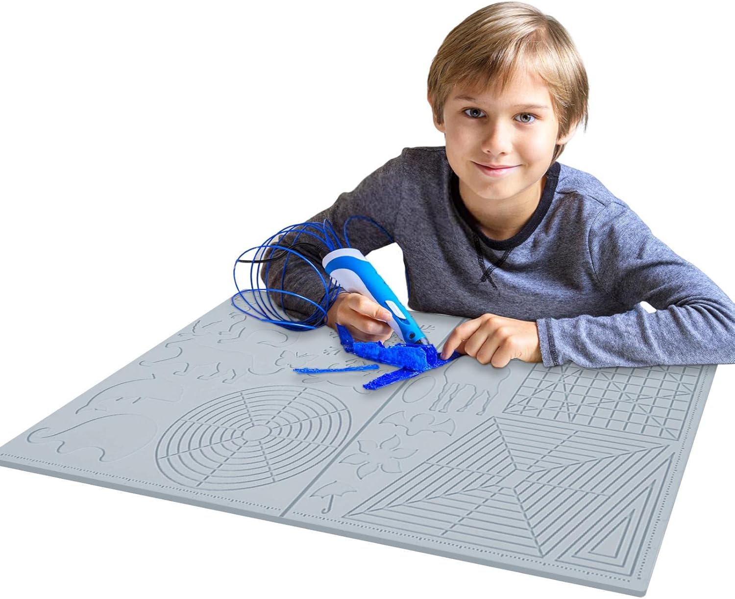 mantong 3D Printing Pen Mat | 3D Printing Pen Silicone Design Mat With ...