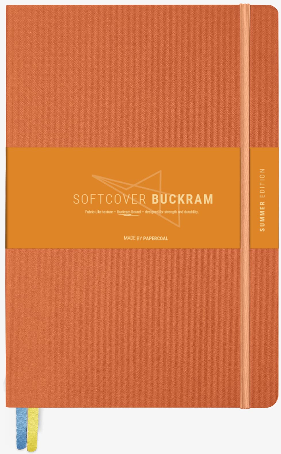 PAPERCOAL Notebook with Buckram Soft Cover - Cinnamon - Unruled - Smart ...
