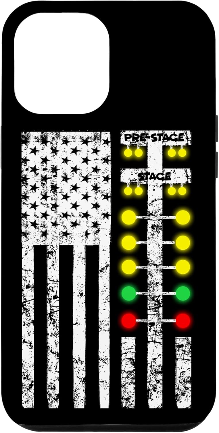 Amazon.com: iPhone 15 Pro Max Drag Racing Flag American Drag Racer Drag ...