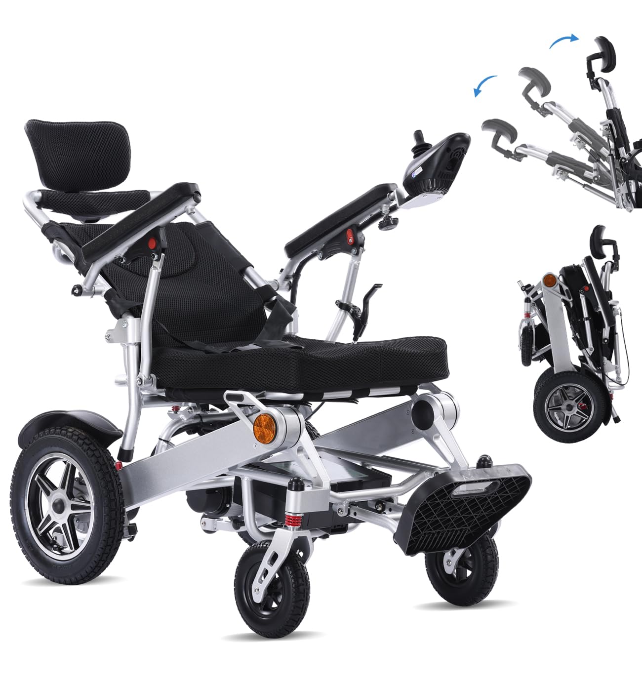 Amazon.com: Electric Wheelchair for Adults Reclining Power Wheelchair ...