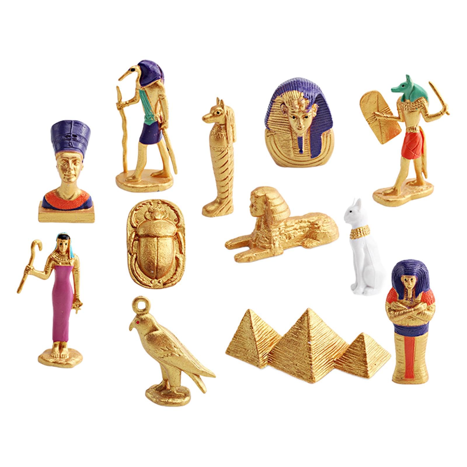 Amazon.com: kowaku 12Pcs Ancient Egypt Toys, Miniature Egyptian ...