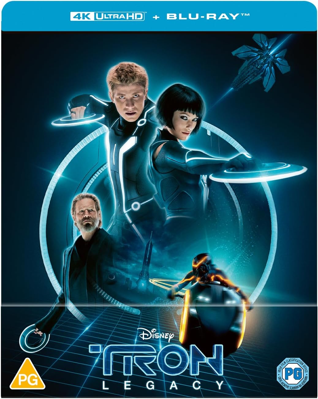 TRON LEGACY UHD BD STEELBOOK [Blu-ray] [Region Free]: Amazon.co.uk ...