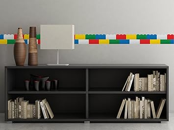 Amazon.com: Sunny Decals Lego Inspired Building Blocks Wall Border ...