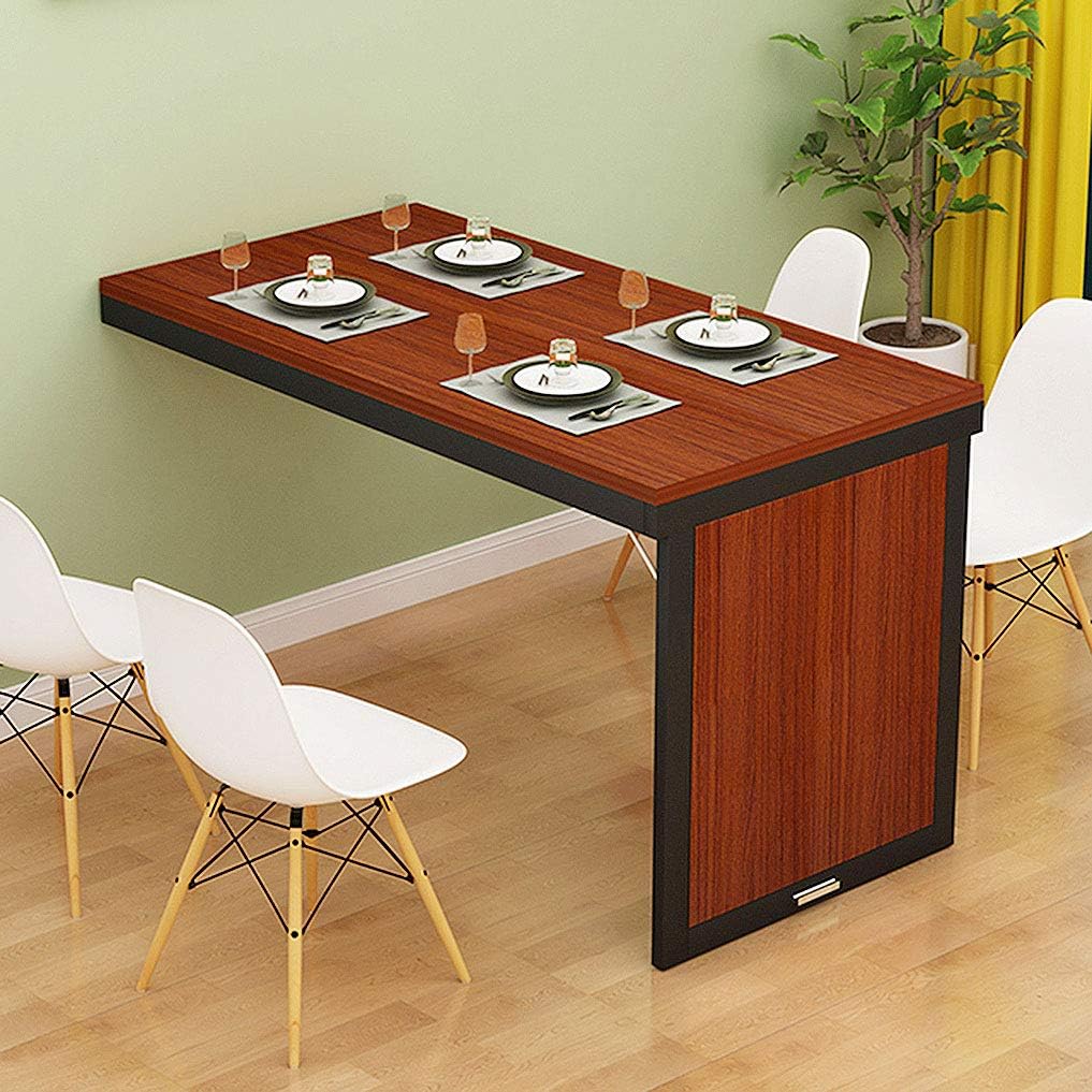 Amazon.com: JJPSQHRV Folding Dining Table Wall-Mounted Fold Up Wall ...