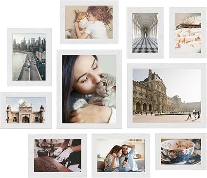 Amazon.com - SONGMICS Picture Frames, Collage Picture Frames Set of 10 ...