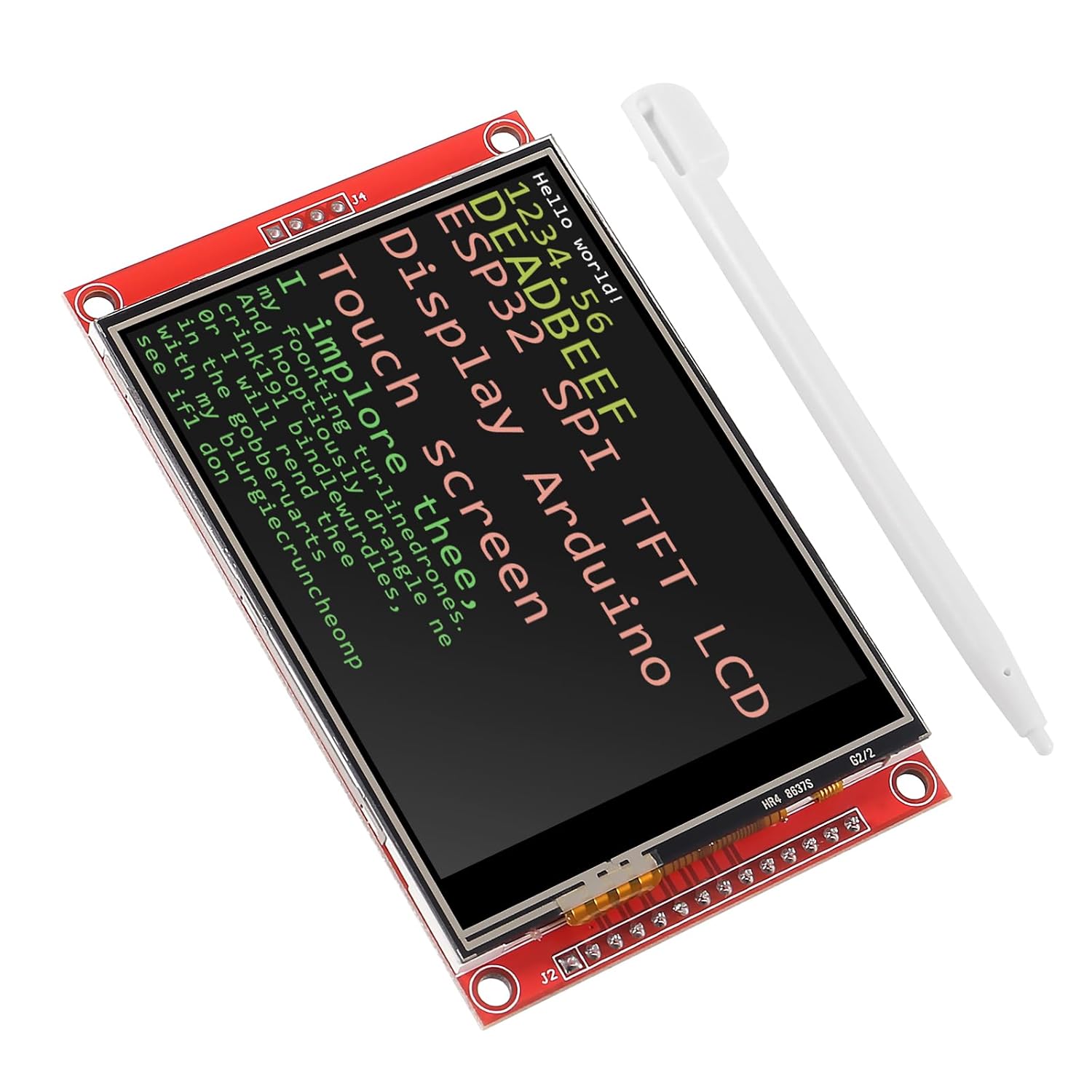 ALMOCN 3.2" ILI9341 SPI TFT LCD Display 320x240 Touch Screen Shield ...