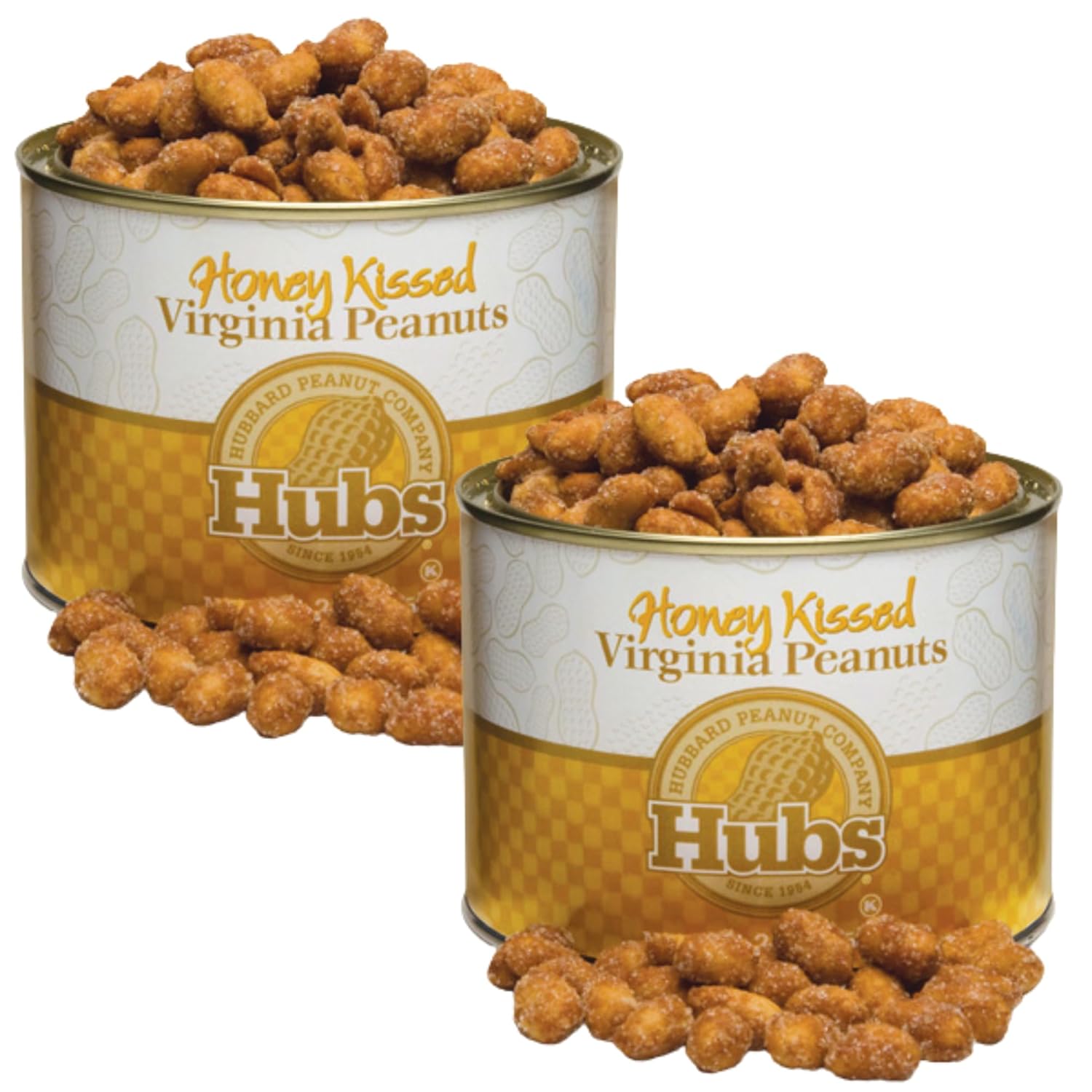 Amazon.com : Hubs Peanuts Honey Kissed - Premium Virginia Nuts with All ...