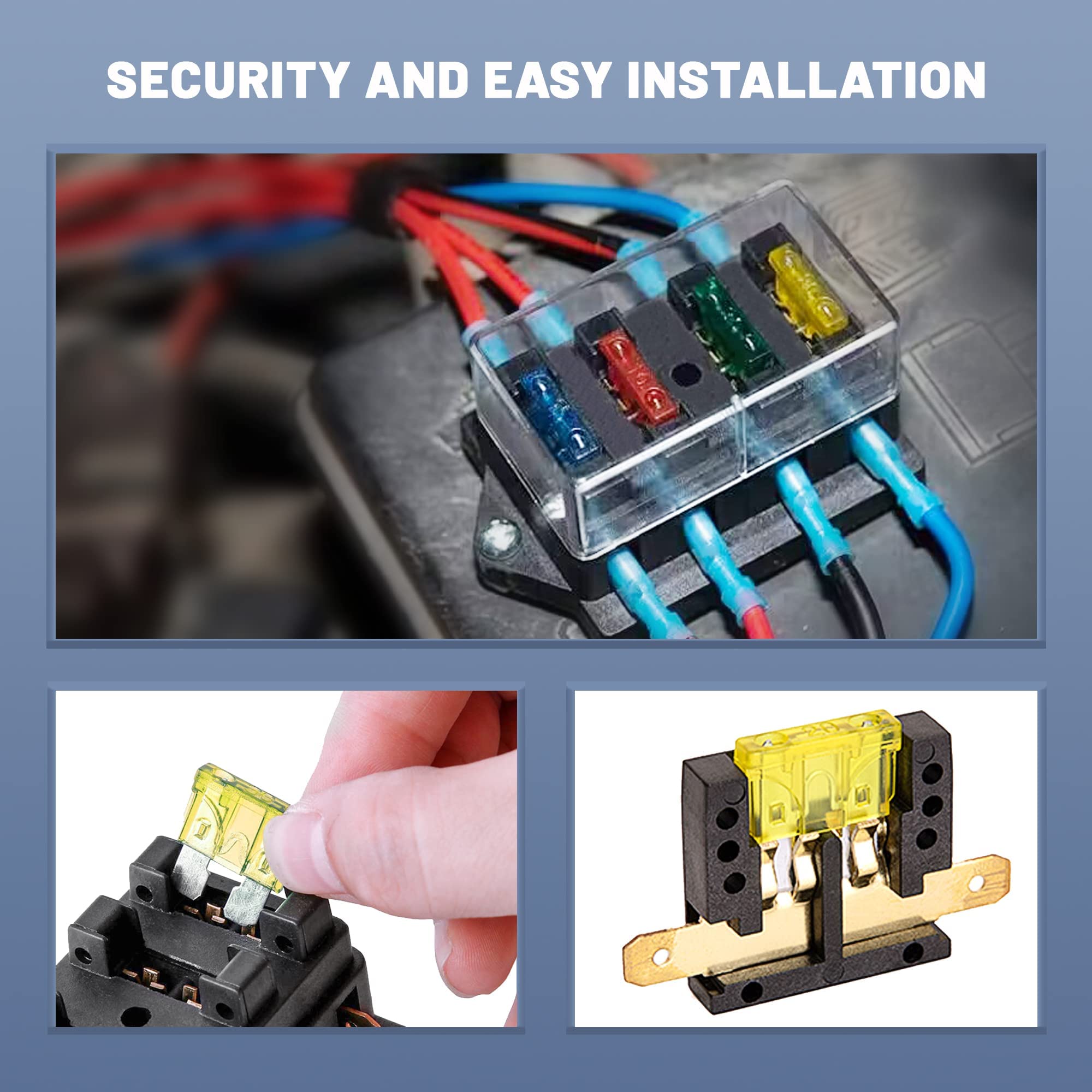 Snapklik.com : 12 Way Fuse Block Blade Box Holder Standard Circuit ...