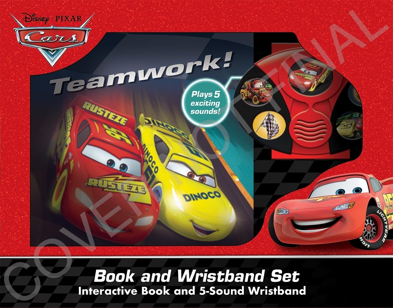Disney Pixar Cars: Glow Racers Book and Wristband Sound Book Set: Pi ...