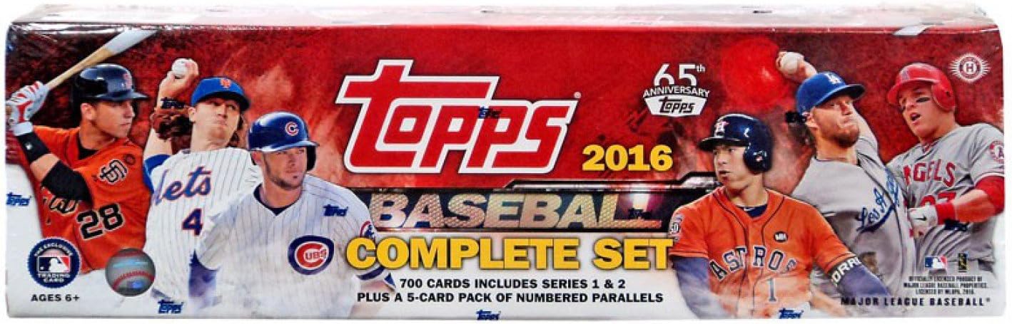Amazon.com: 2016 Topps Baseball Complete Factory Set (HOBBY version ...