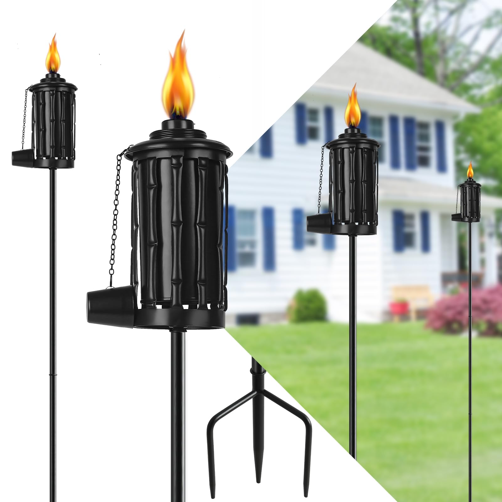 Large Outdoor Torches