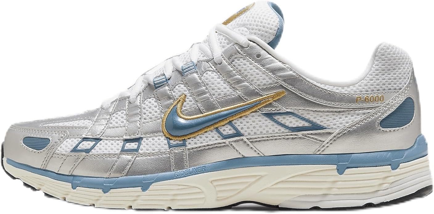 Amazon.com | Nike P-6000 Shoes (HJ7246-100, White/Metallic Silver/Pale ...