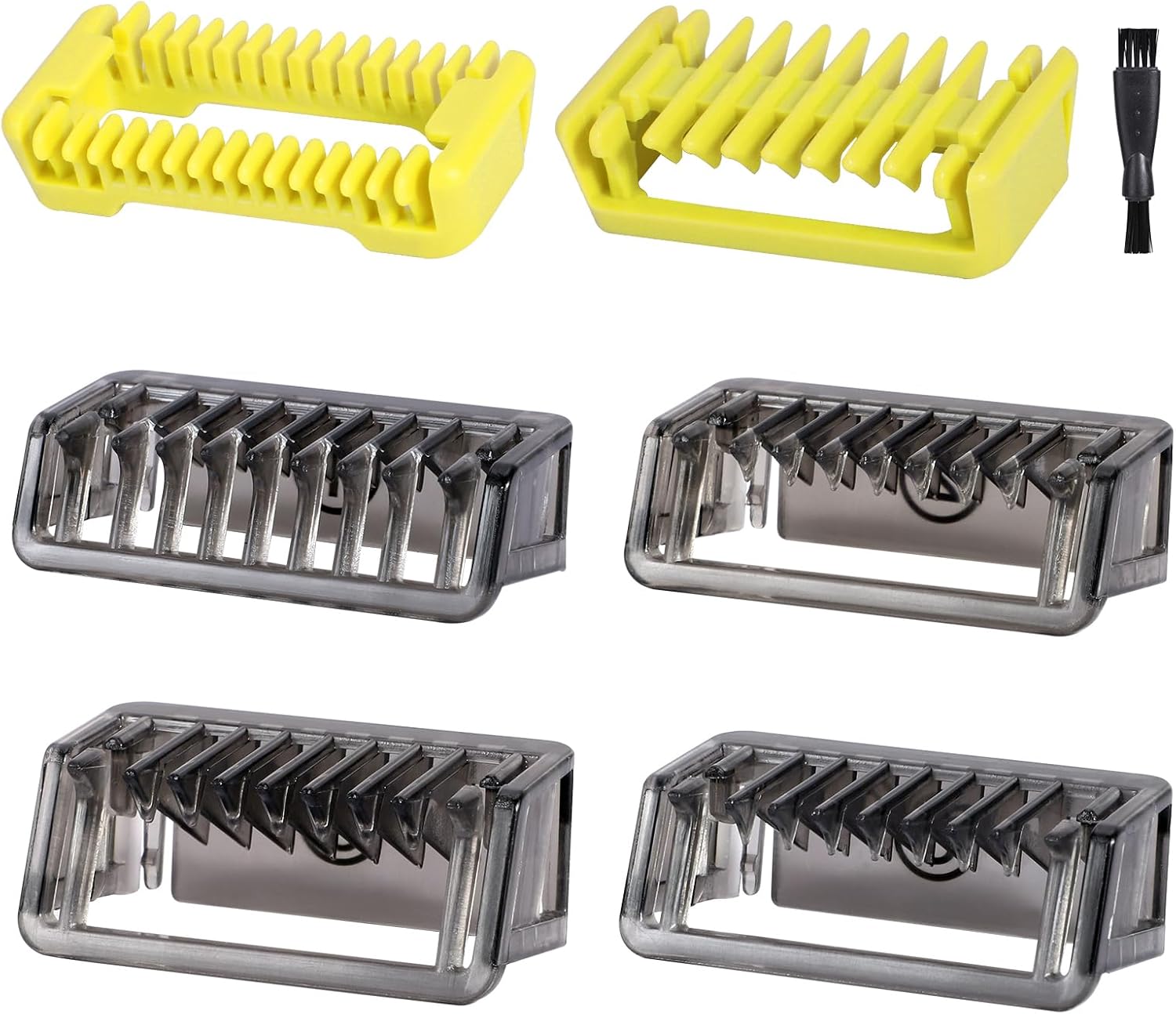 7 PCS Guide Comb Attachments Body Comb Face Comb Compatible with ...