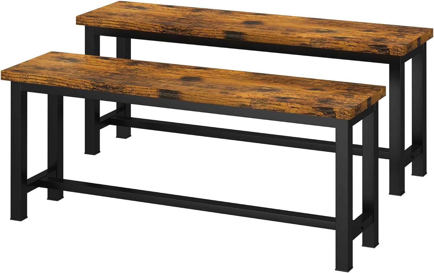 Amazon.com - DKLGG Dining Benches, 39 Inch Kitchen Bench, Pair of 2 for ...