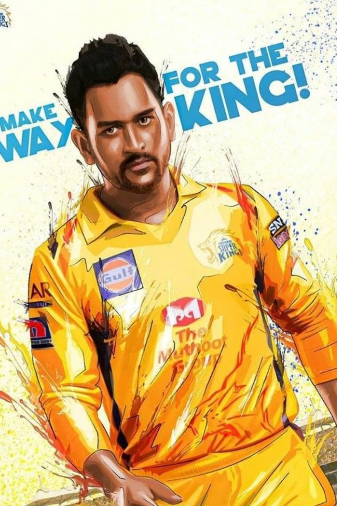 Csk Logo With Dhoni Hd