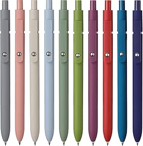 Amazon.com: Epakh 10 Pcs Gel Pens, 0.5mm Quick Dry Black Ink Pens Fine ...