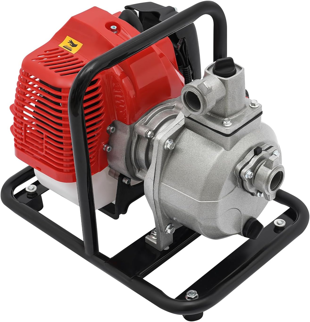 Amazon.com : 2 Stroke 1in Gas Powered Water Transfer Pump, 43cc 1.25KW ...