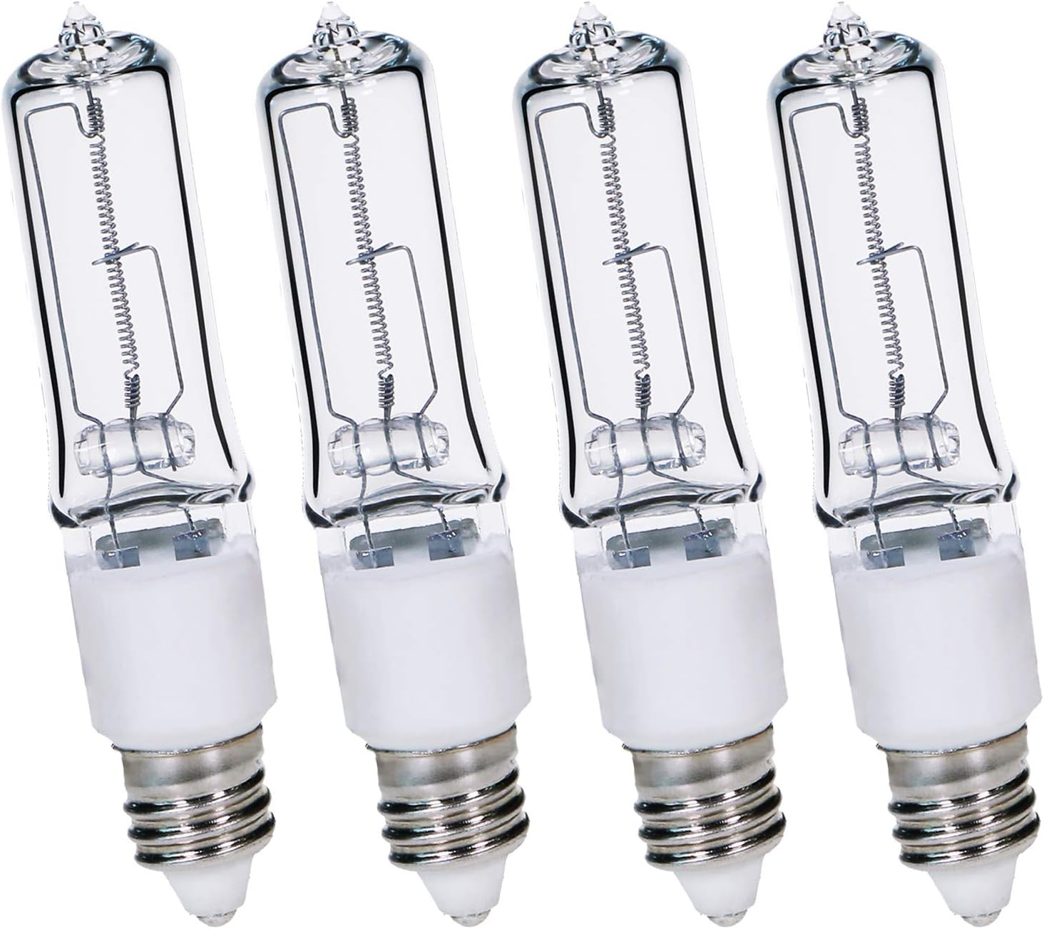 4-Pack JDE11 120V 100W Frosted Halogen JDE11 100W Bulb Warm White 100 ...