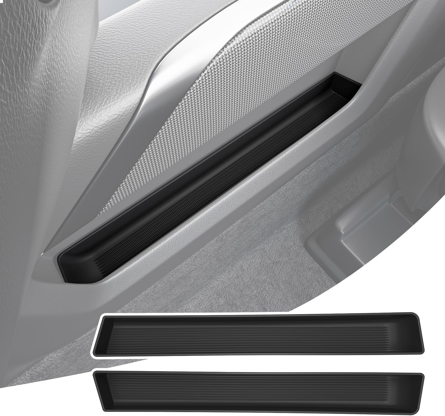 Amazon.com: CZmenghe 2PCS Center Console Shifter Storage Box Compatible ...