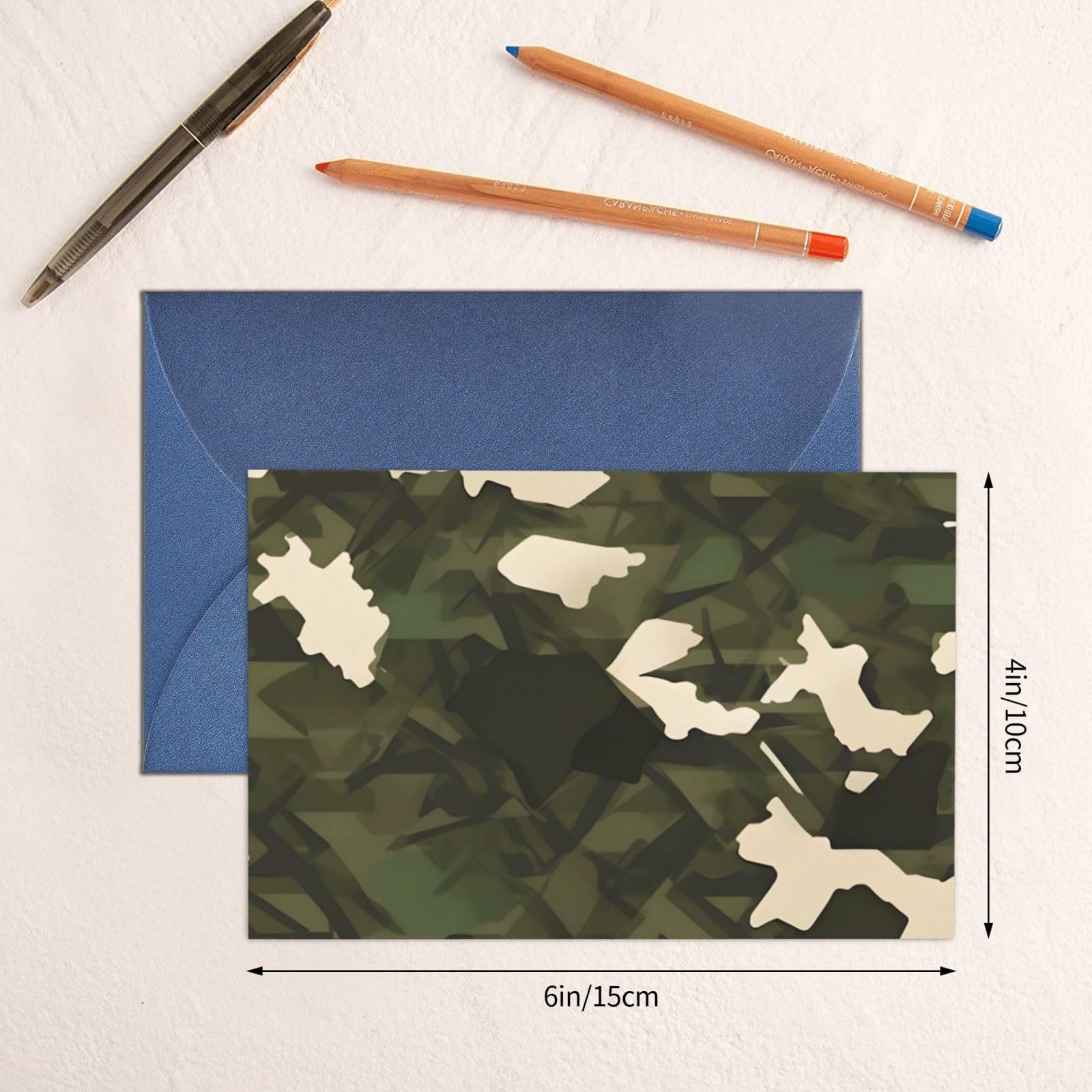 Blank camo wedding invitations | Honestweddingadvice.com