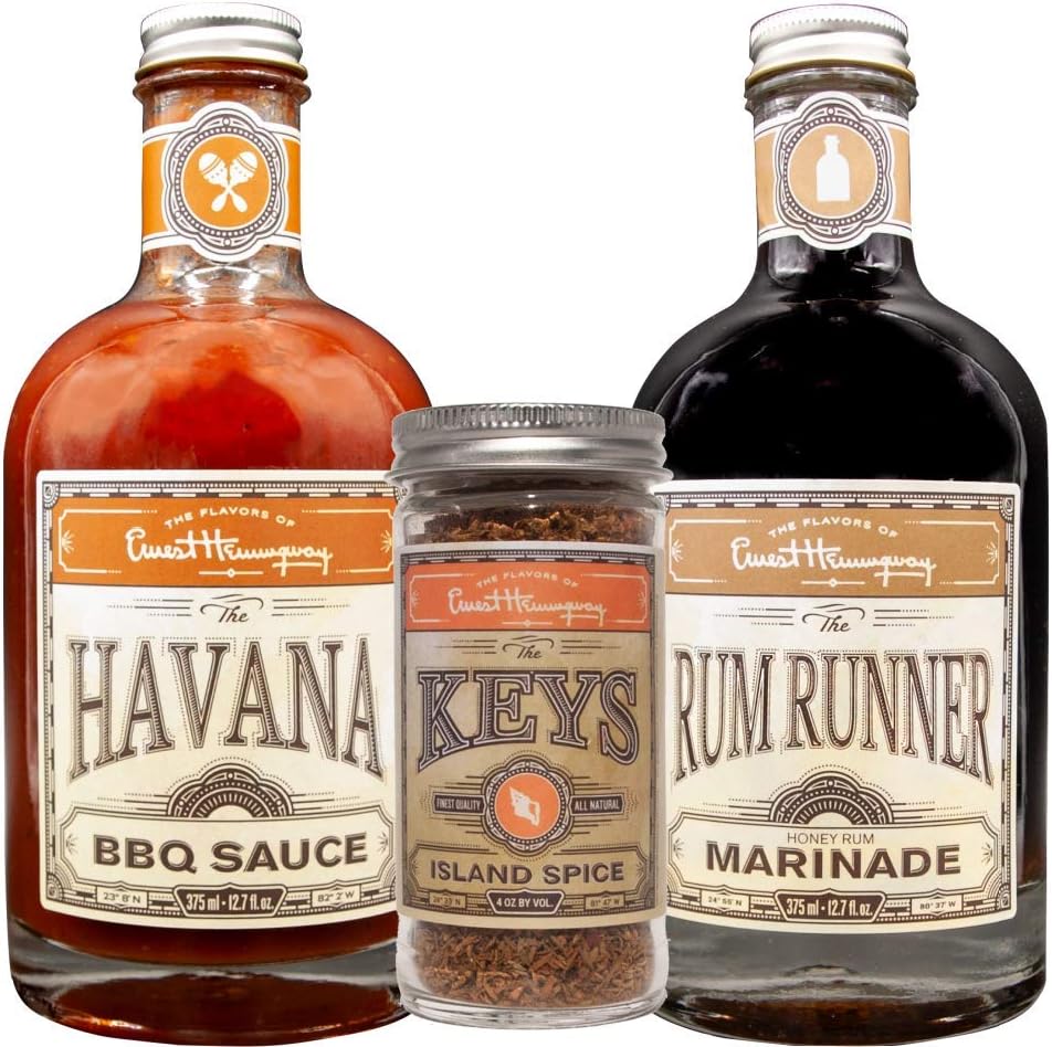 Amazon.com : Flavors of Ernest Hemingway Sauces, The Pilar BBQ Sauce ...