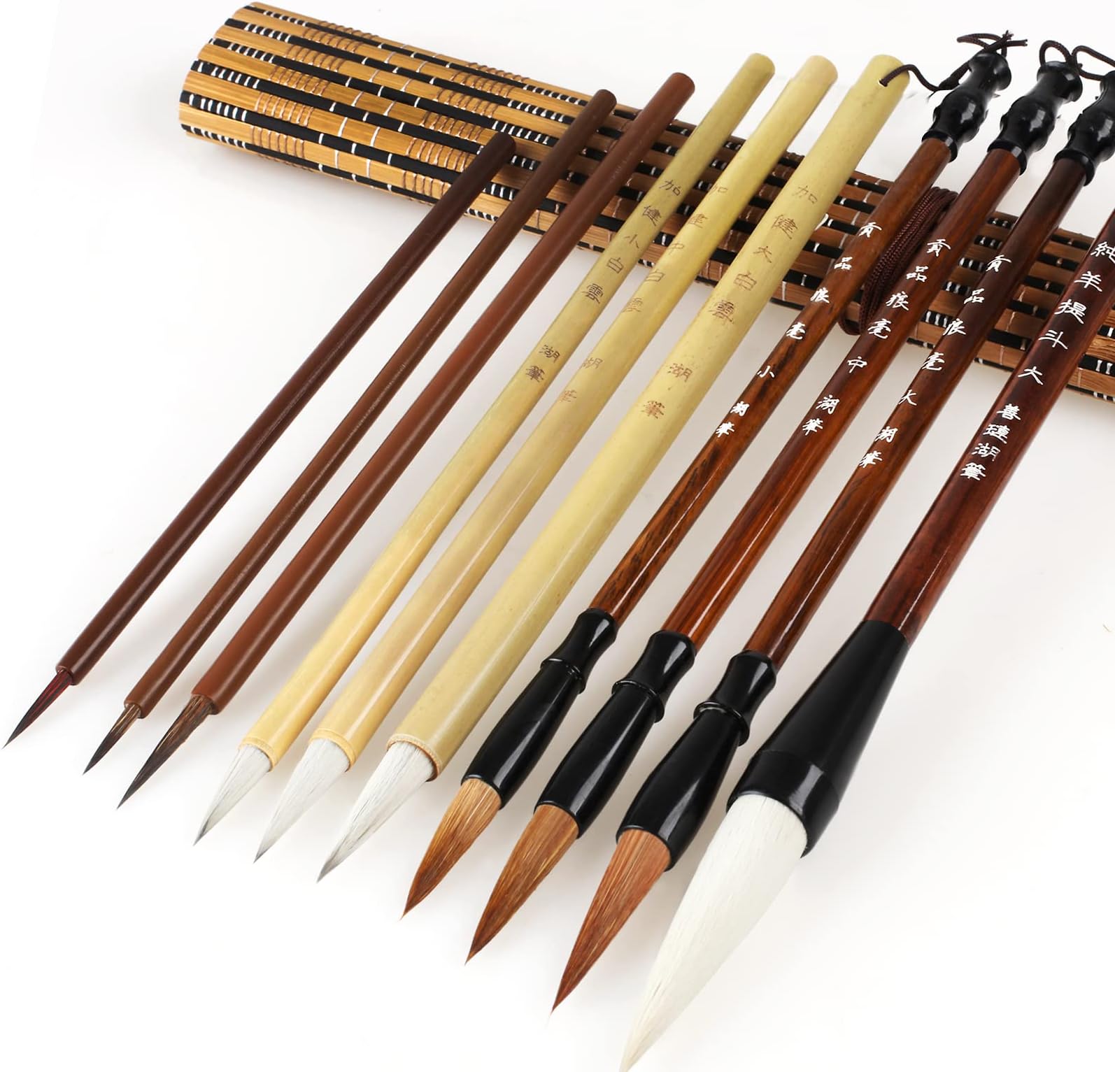 MaryamOvais 5 Bamboo Reed Qalam/Pens with Ink Black 10 ml for ...