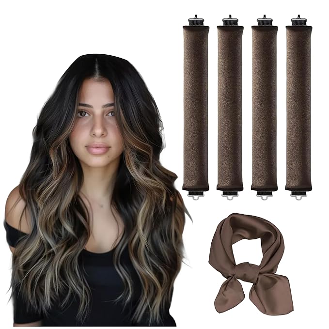 Amazon.com : Heatless Curlers for Hair, No Heat Hair Rollers for ...