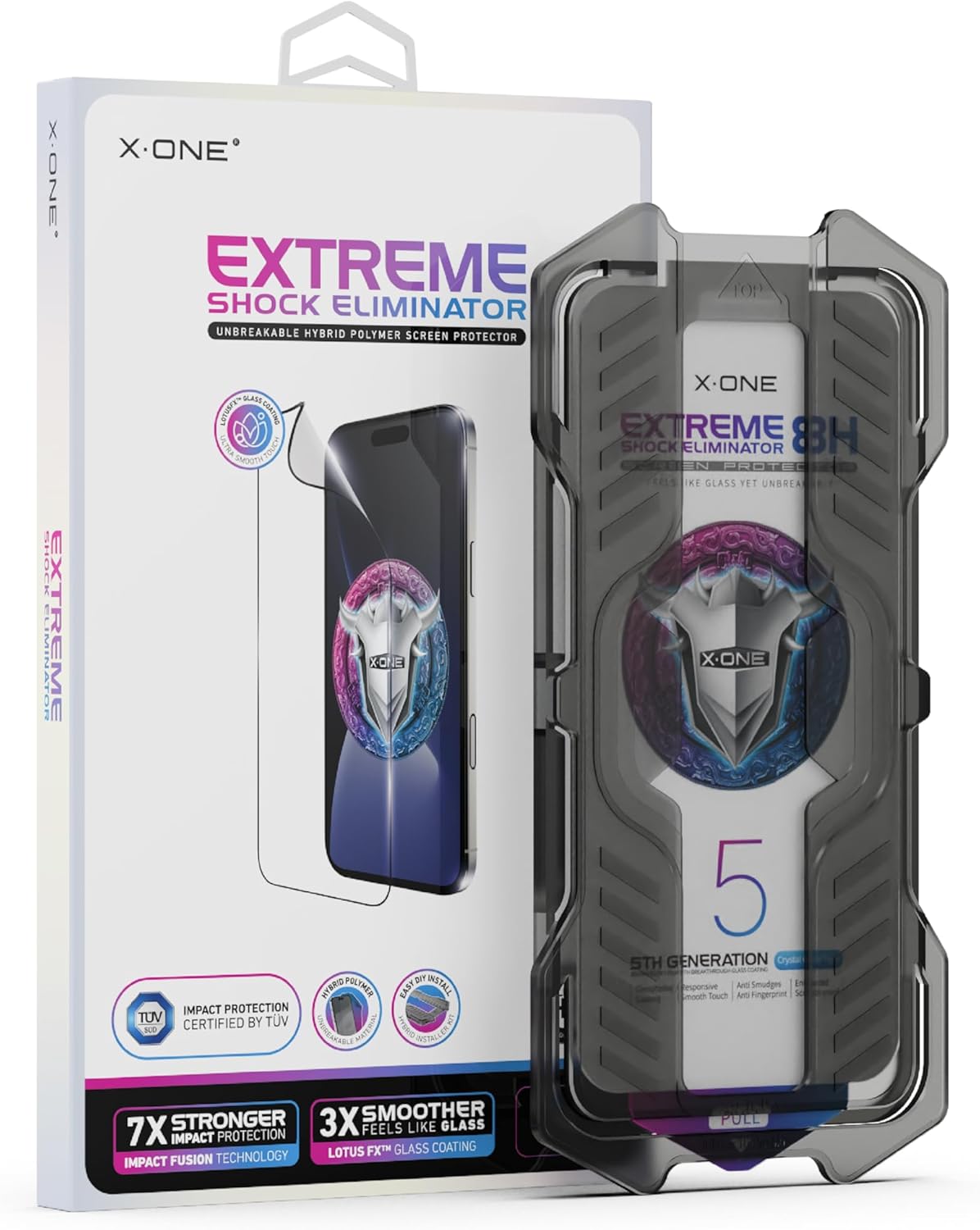 Amazon.co.jp: X-ONE Unbreakable Soft Hybrid Polymer Screen Protector ...