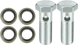 X AUTOHAUX 2 Set Universal Auto Banjo Bolt Brake Fitting Adapter Kit ...