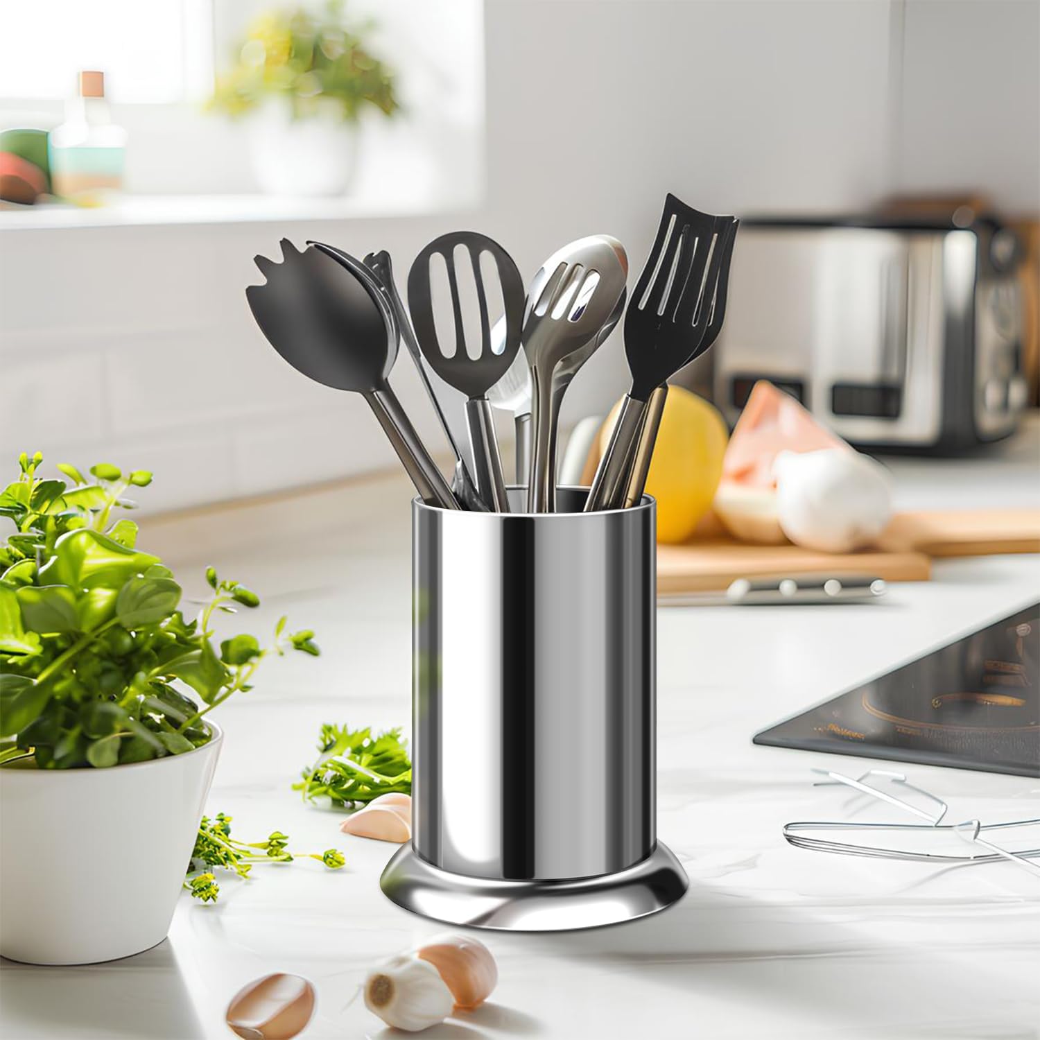 Snapklik.com : Straw Holder, Stainless Steel Kitchen Utensil Coffee ...