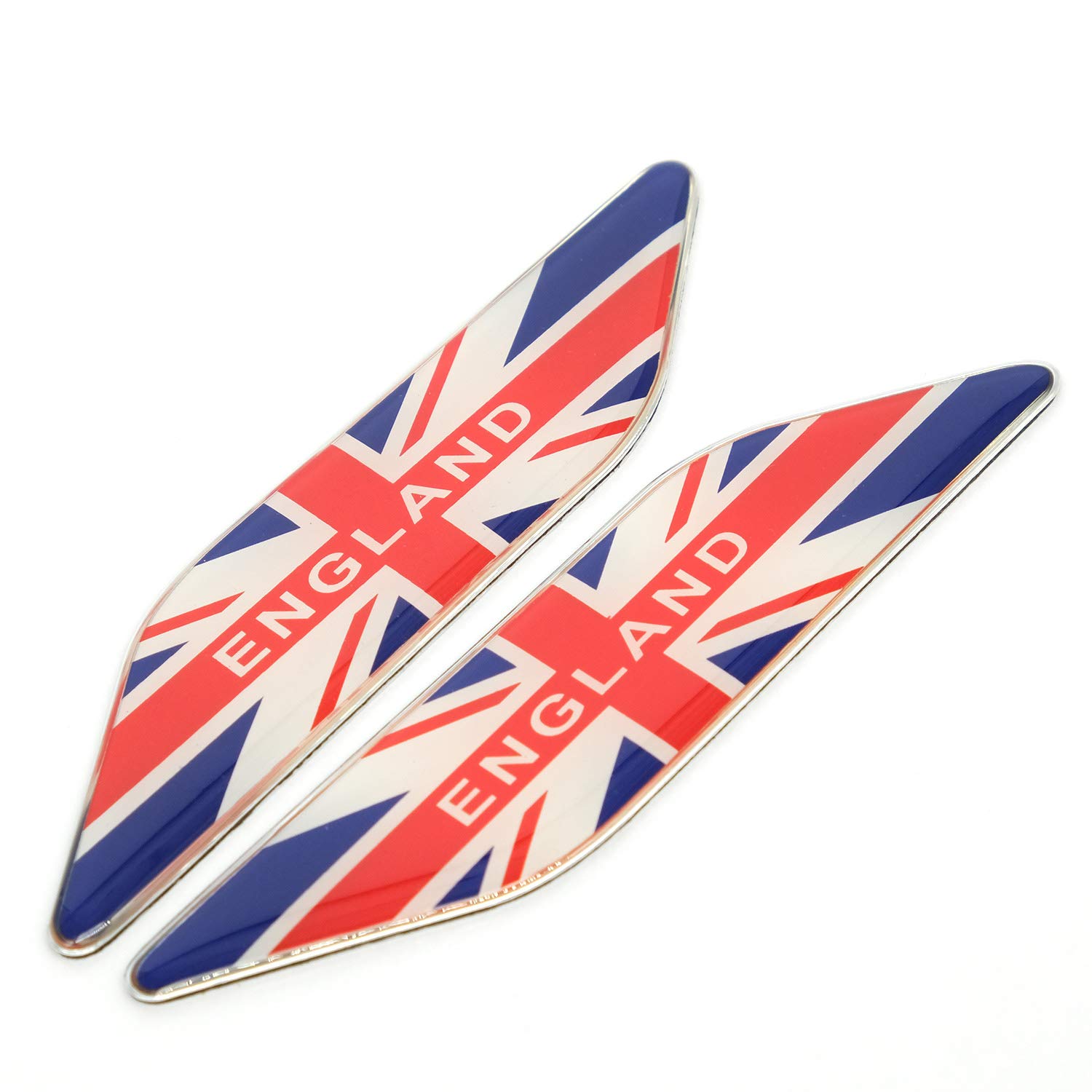 Snapklik.com : AutoE 2pcs Car Styling 3D Aluminum+Epoxy National Flag ...