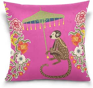 Amazon.com: pnyoin Throw Pillow Cover 20X20 Inch Comfortable Decorative Square Cushion ...