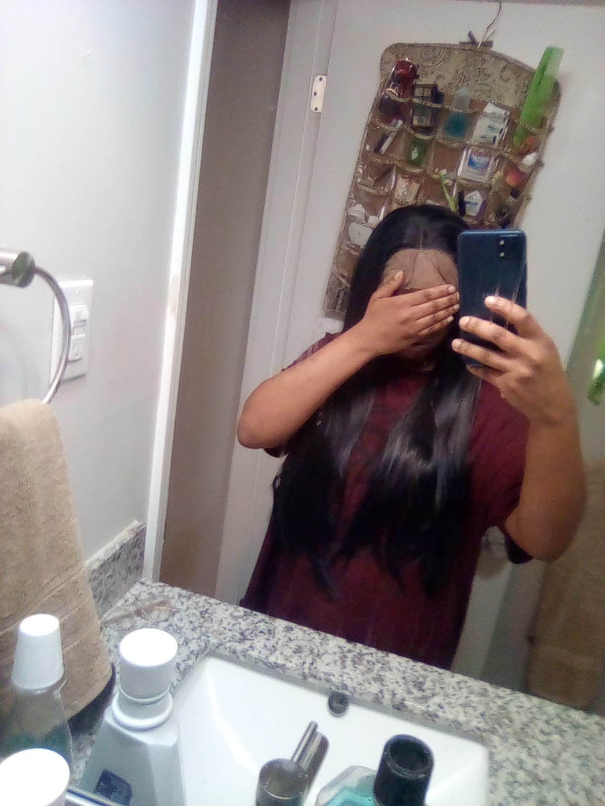 $8/mo - Finance ANDRIA Lace Front Wigs Straight Hair Glueless Lace Wigs ...