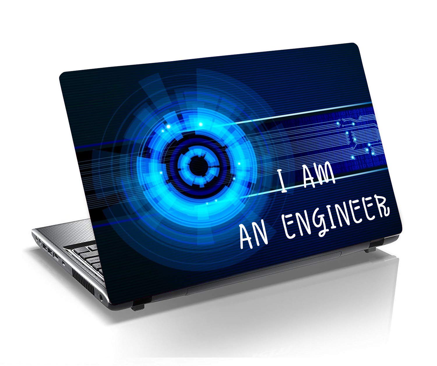 ISEE 360® Laptop Skin Cover Laminated I Am an Engineer Stickers and ...
